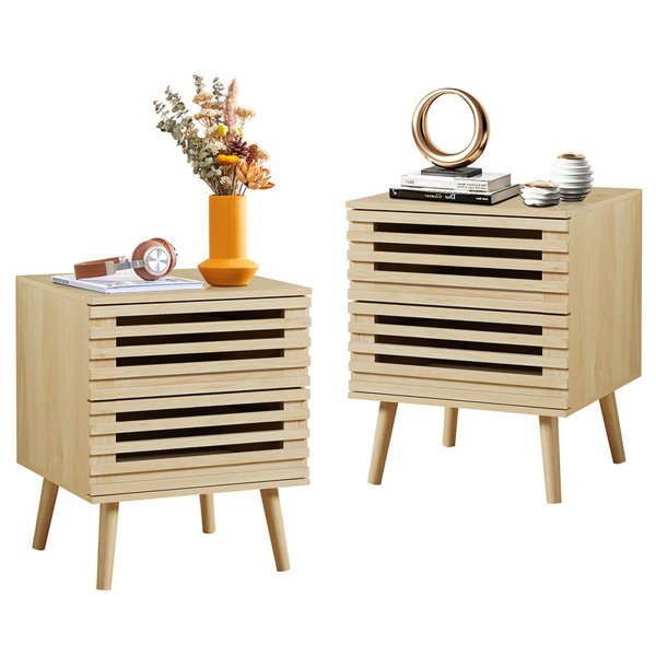 Latitude Run® Doralyn Nightstand（Set of 2） | Wayfair